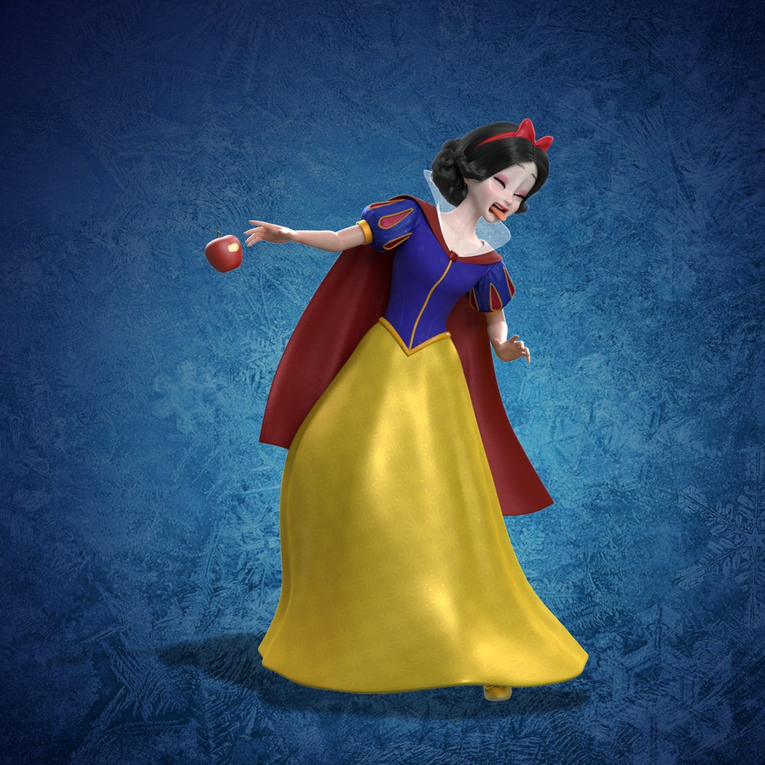 3D Princess Snow White Model - TurboSquid 1634046