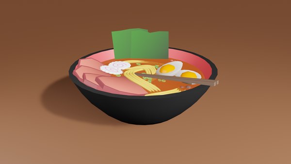 Low Poly Stylized Ramen 3D 모델 - TurboSquid 2025291