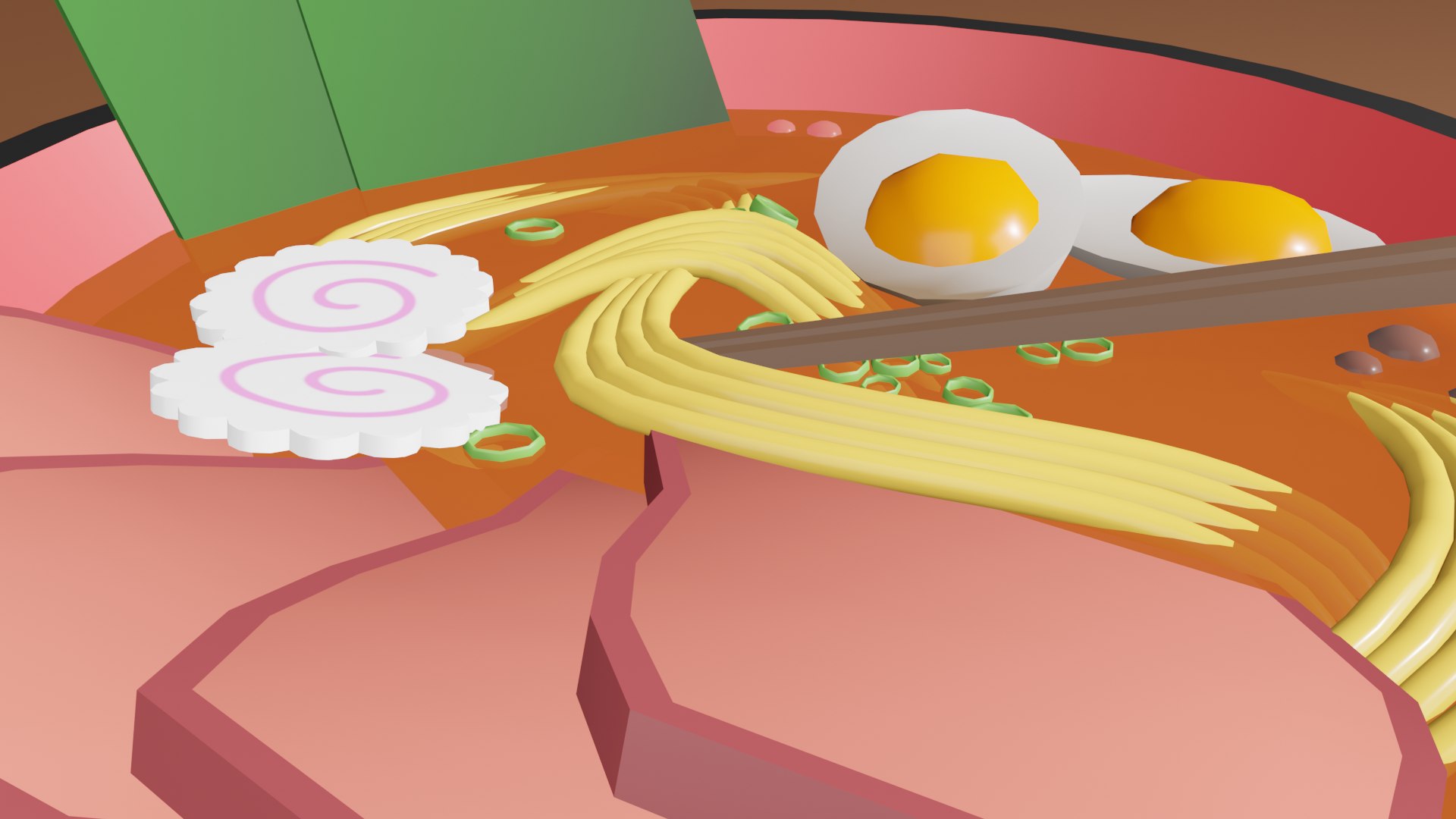 3D Low Poly Stylized Ramen Model - TurboSquid 2025291