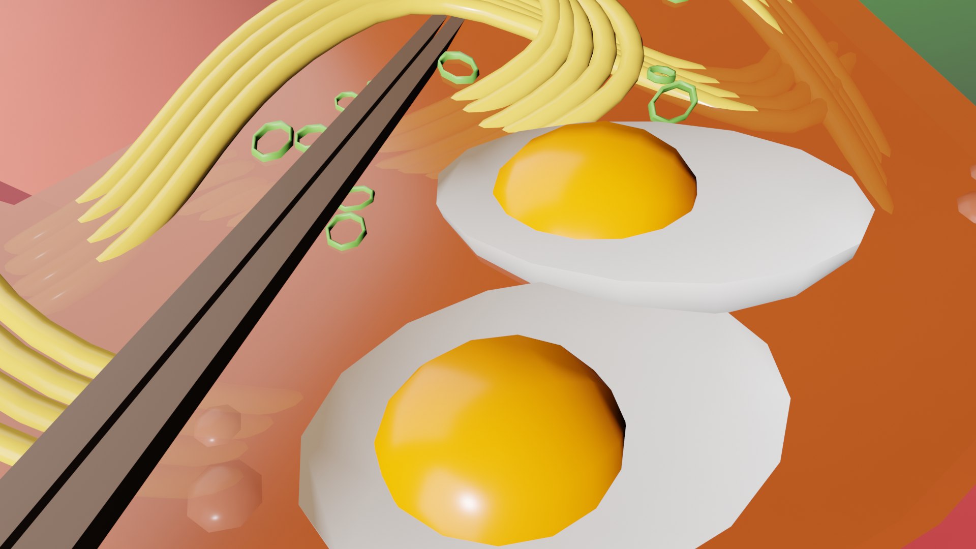 3D Low Poly Stylized Ramen Model - TurboSquid 2025291