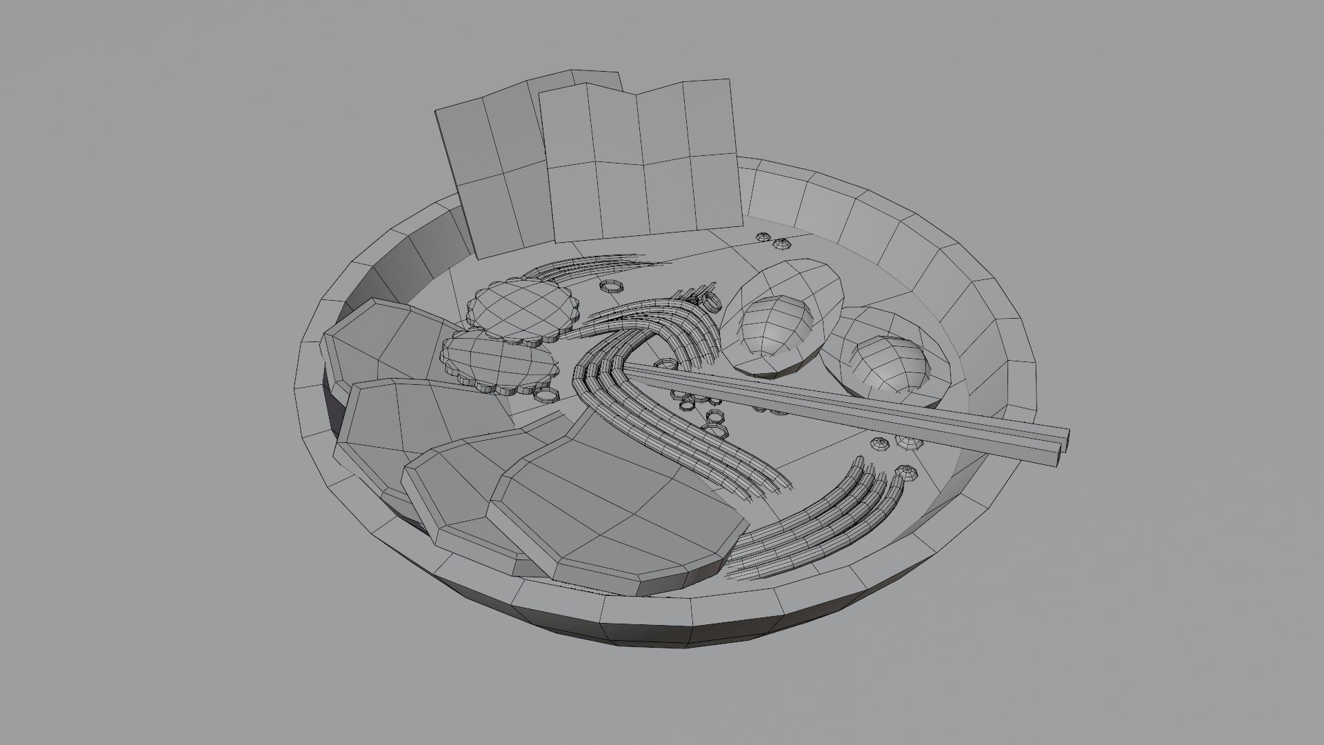 3D Low Poly Stylized Ramen Model - TurboSquid 2025291