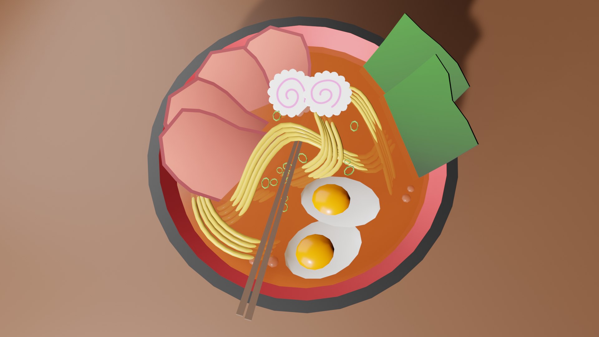 3D Low Poly Stylized Ramen Model - TurboSquid 2025291