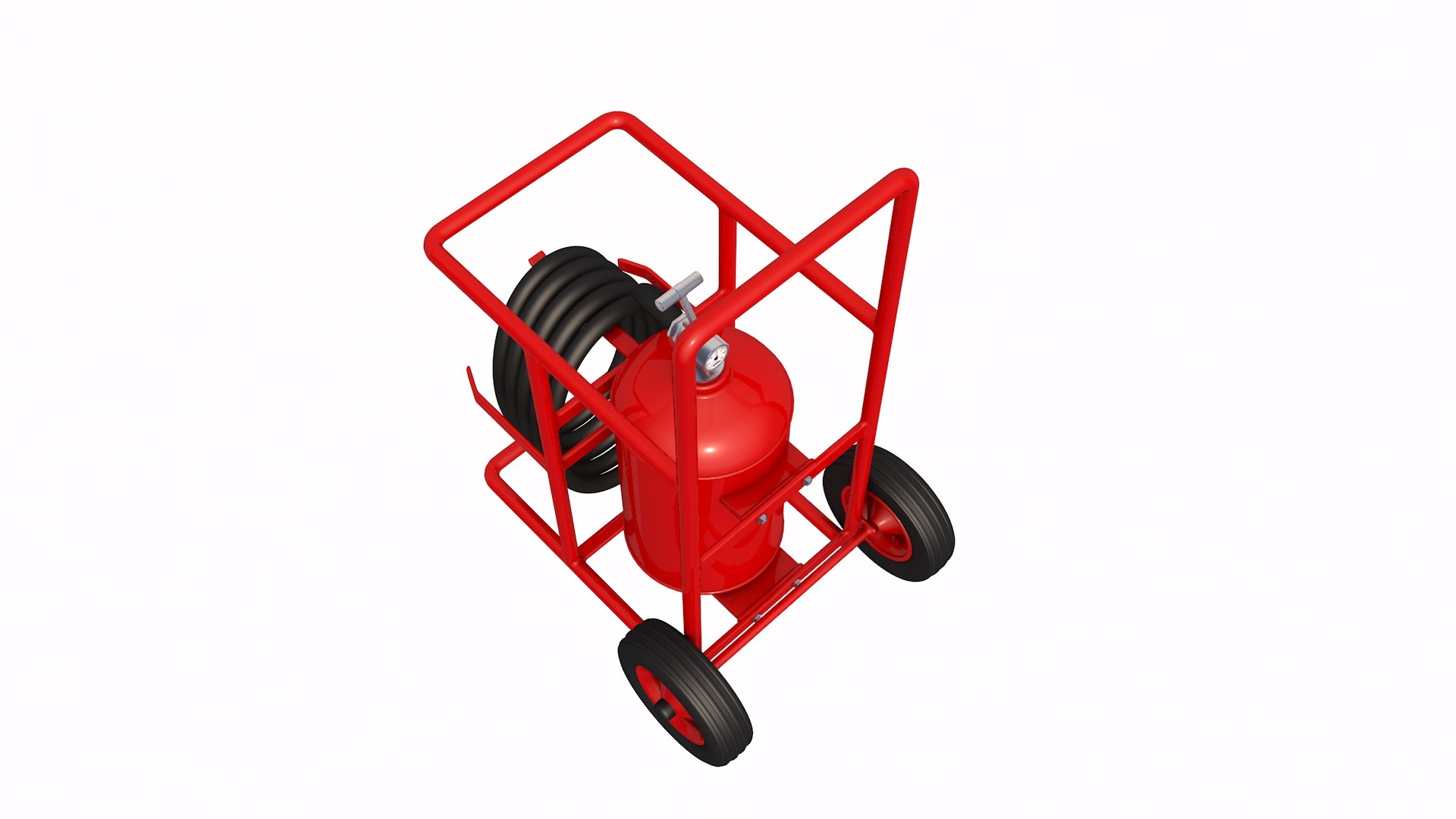 Wheeled Extinguisher 3D - TurboSquid 1754077