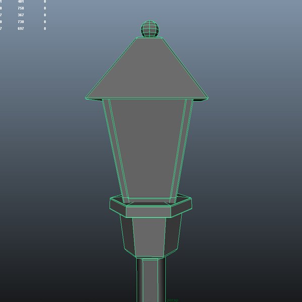 traffic signal sign 3d model