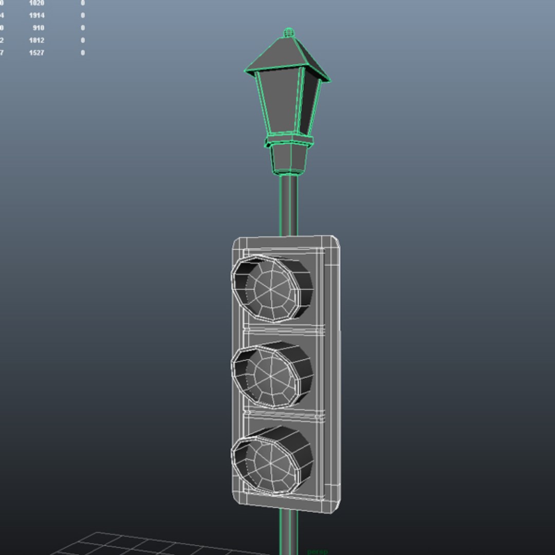 Traffic Signal Sign 3d Model