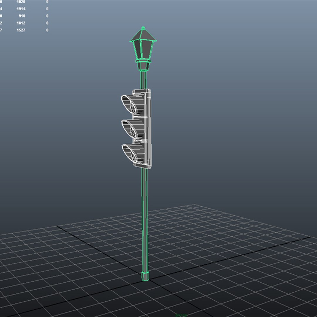 Traffic Signal Sign 3d Model