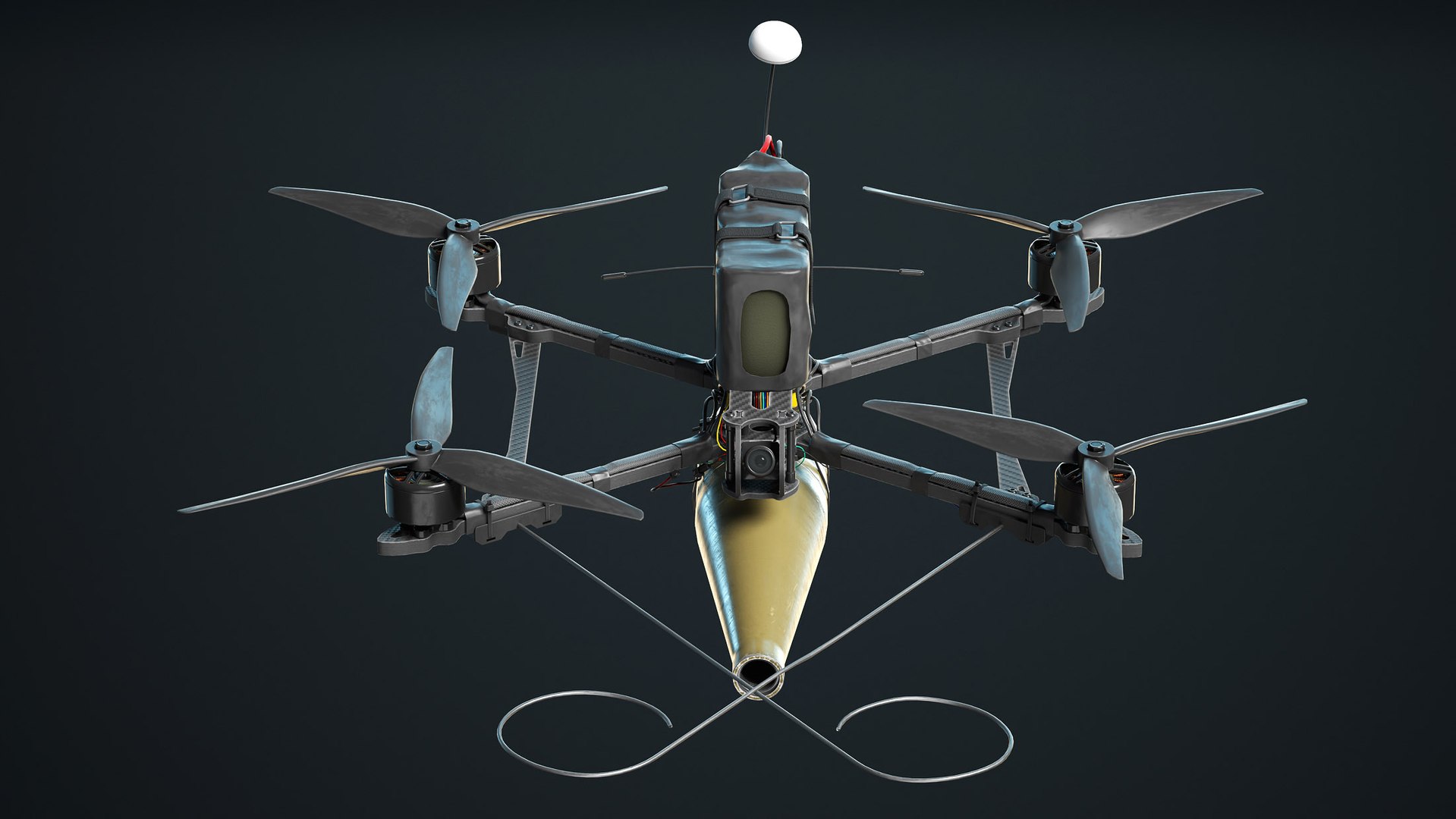 FPV Drone Kamikaze 10 Inches 3D Model - TurboSquid 2348991