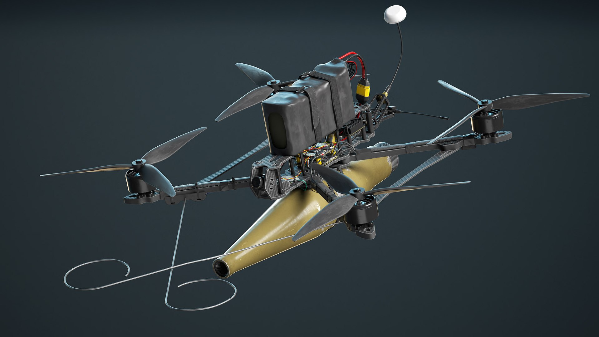 FPV Drone Kamikaze 10 Inches 3D Model - TurboSquid 2348991