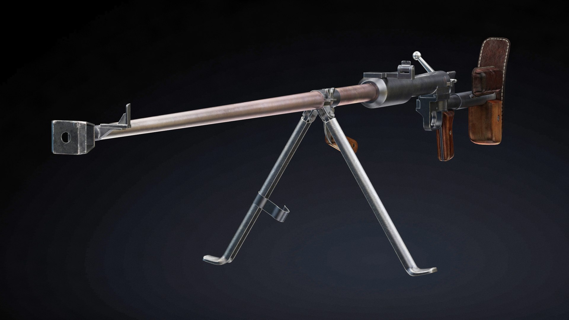 3D PTRD 41 Low Poly - TurboSquid 1881290