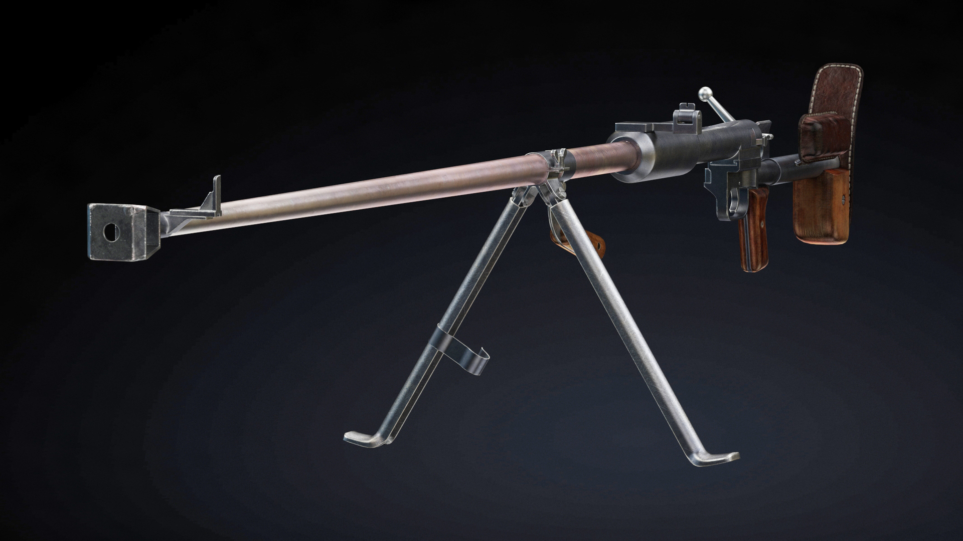 3D PTRD 41 Low Poly - TurboSquid 1881290