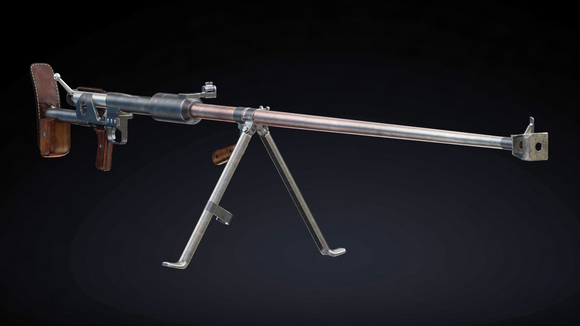 3D PTRD 41 Low Poly - TurboSquid 1881290