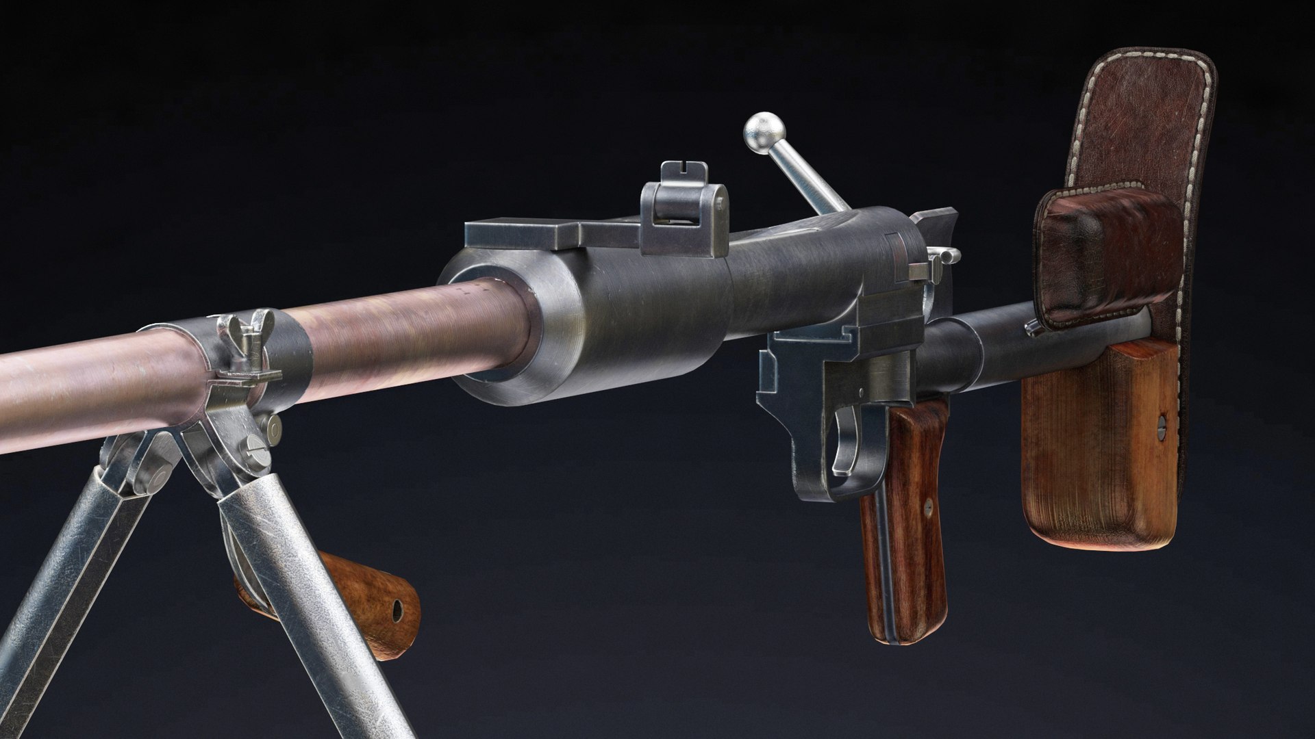 3D PTRD 41 Low Poly - TurboSquid 1881290