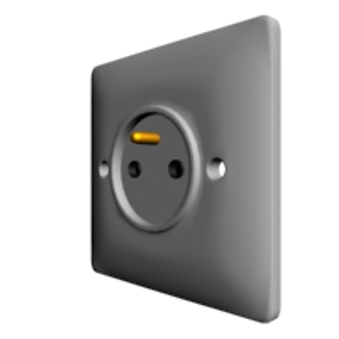 power point socket 3d max
