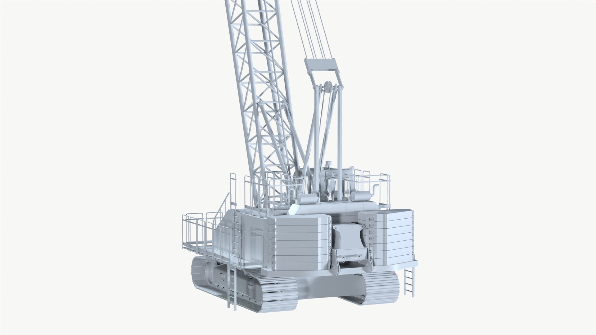 3D Crawler Crane - TurboSquid 2389827
