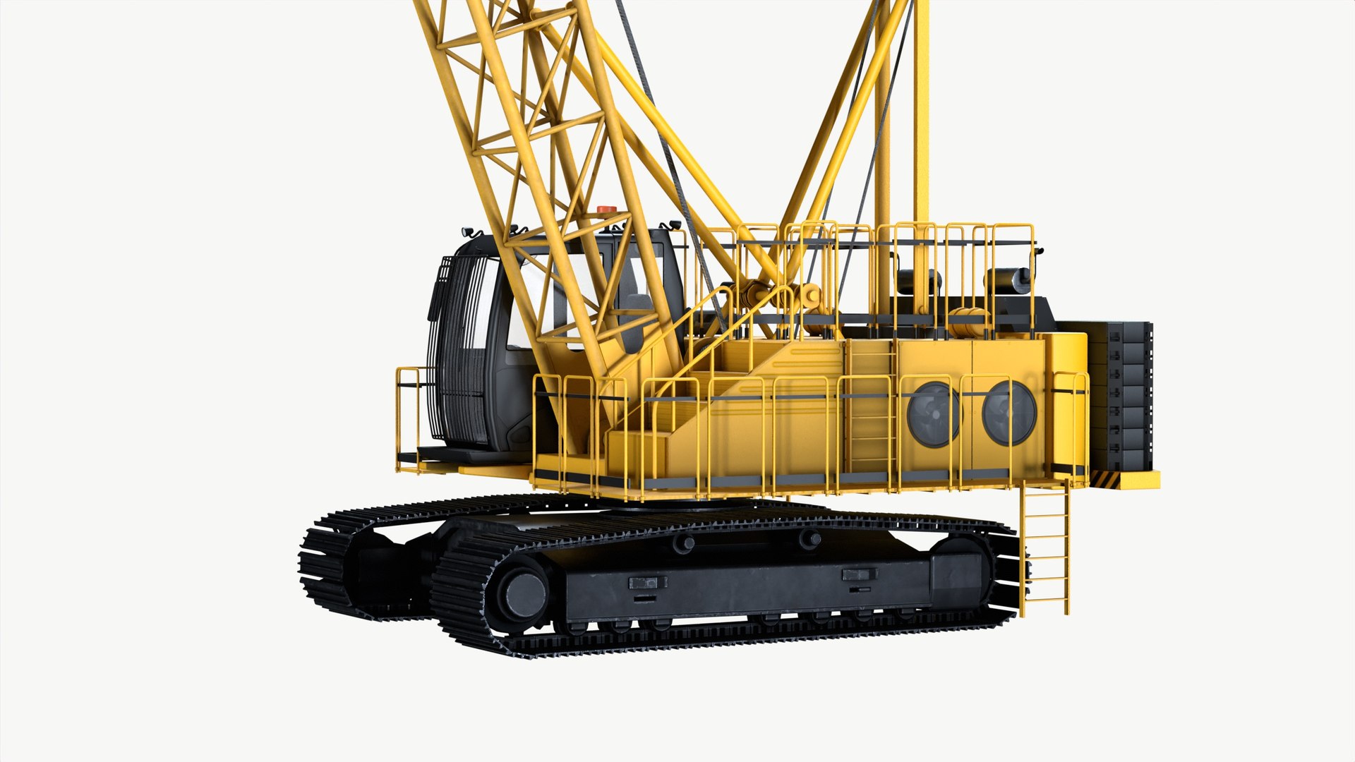 3D Crawler Crane - TurboSquid 2389827
