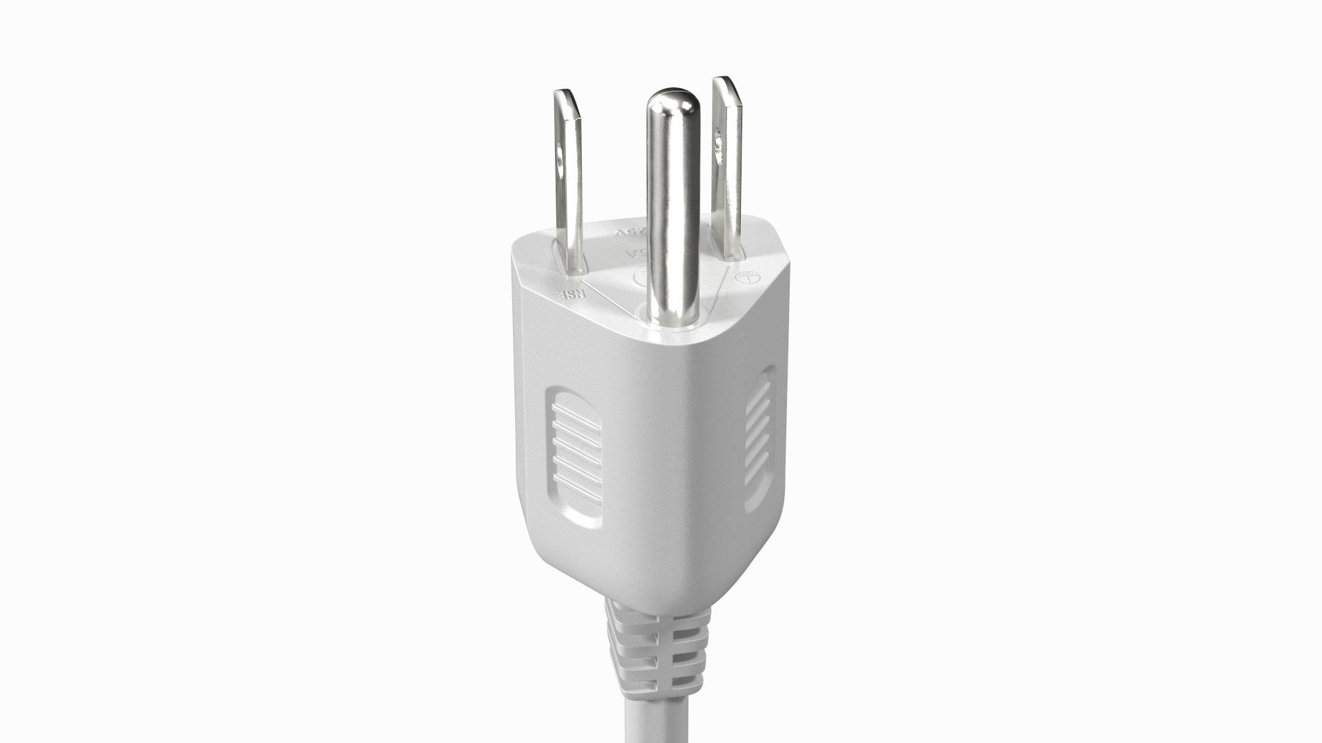 3D Type B Electric Plug White Rigged model - TurboSquid 2041098