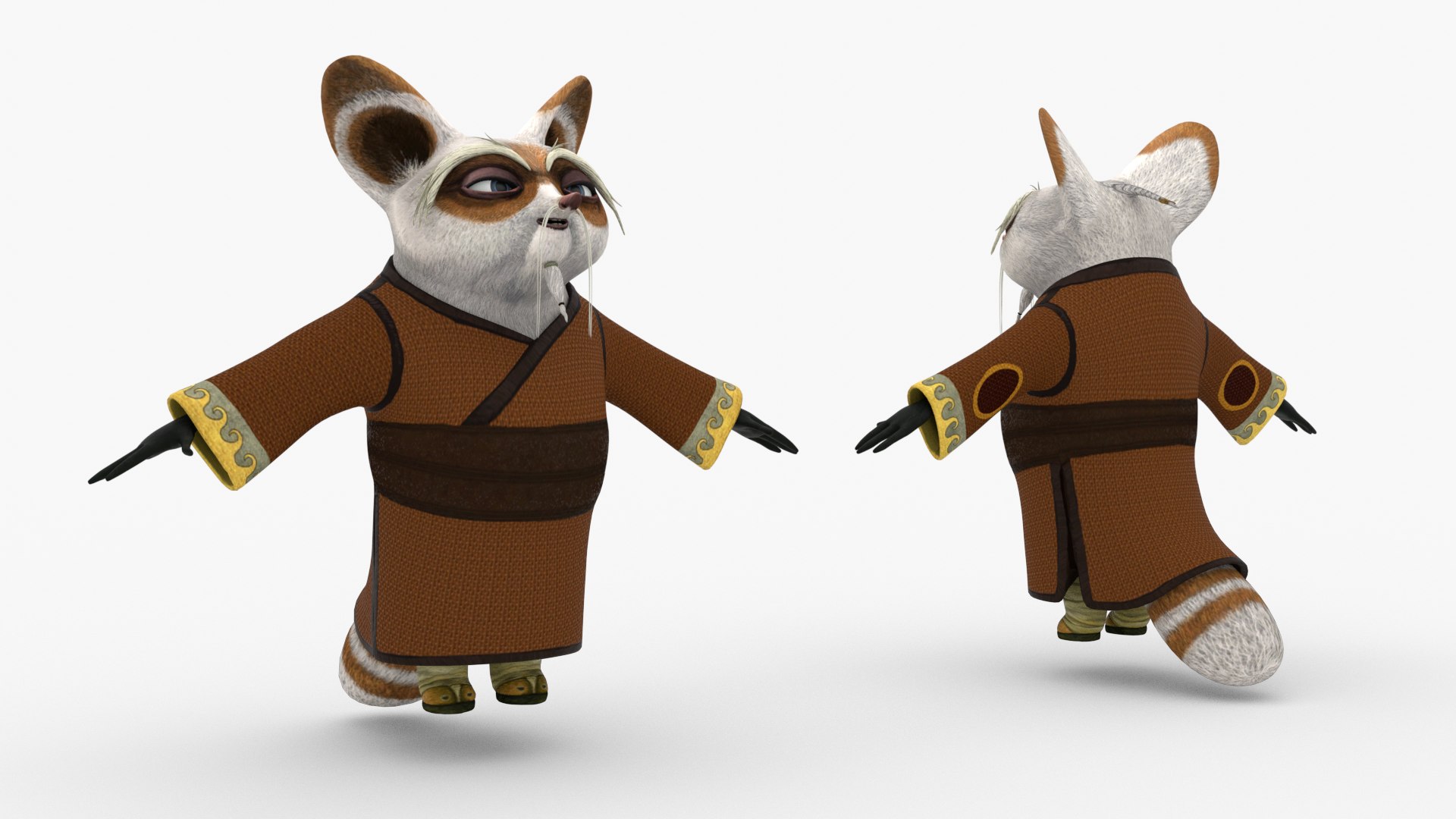 3D Model Master Shifu Kung Fu Panda - TurboSquid 2348328