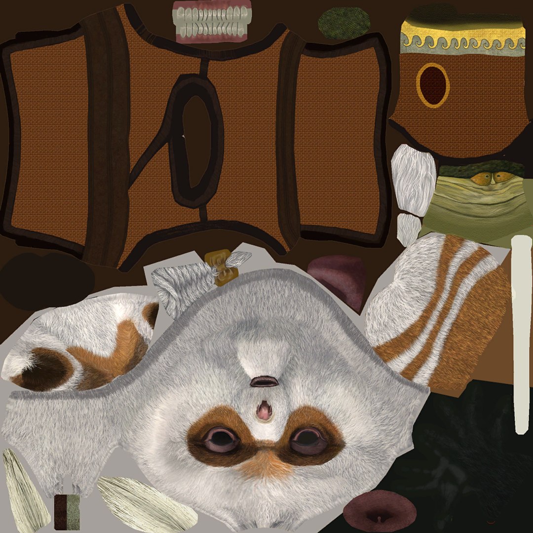 3D Model Master Shifu Kung Fu Panda - TurboSquid 2348328