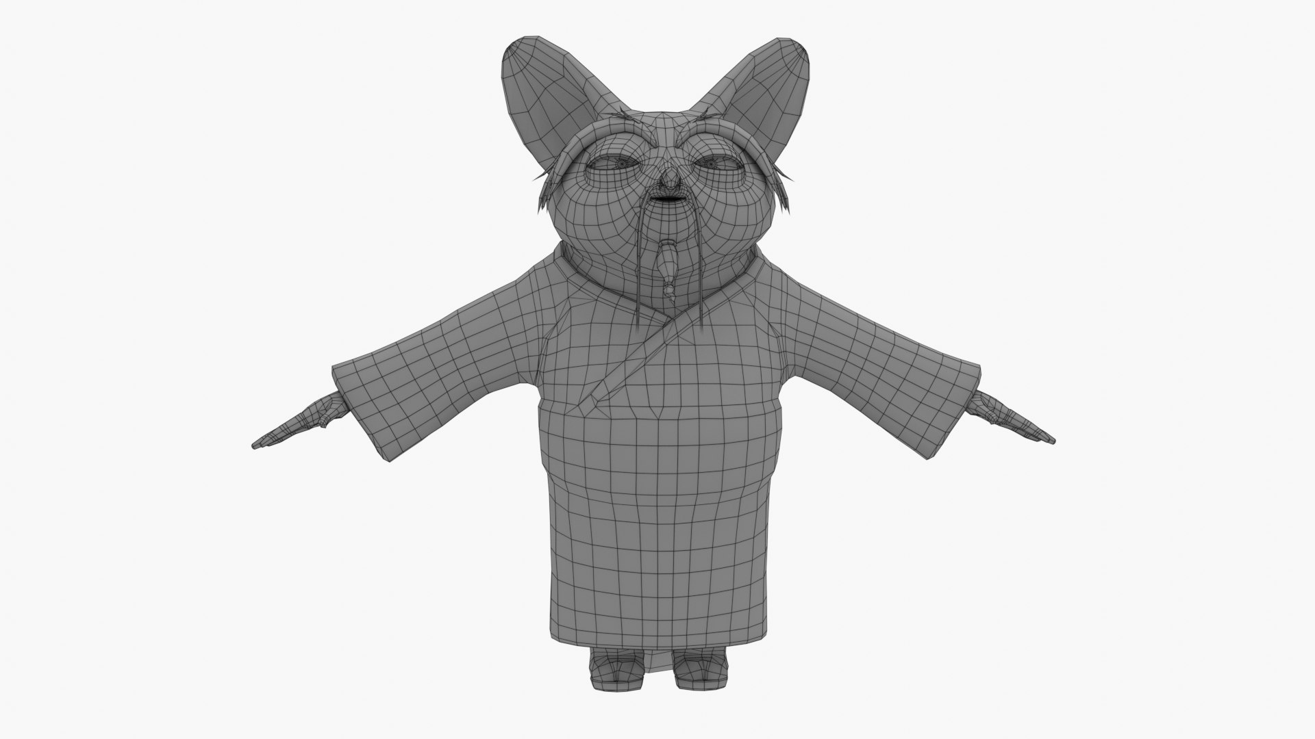 3D Model Master Shifu Kung Fu Panda - TurboSquid 2348328