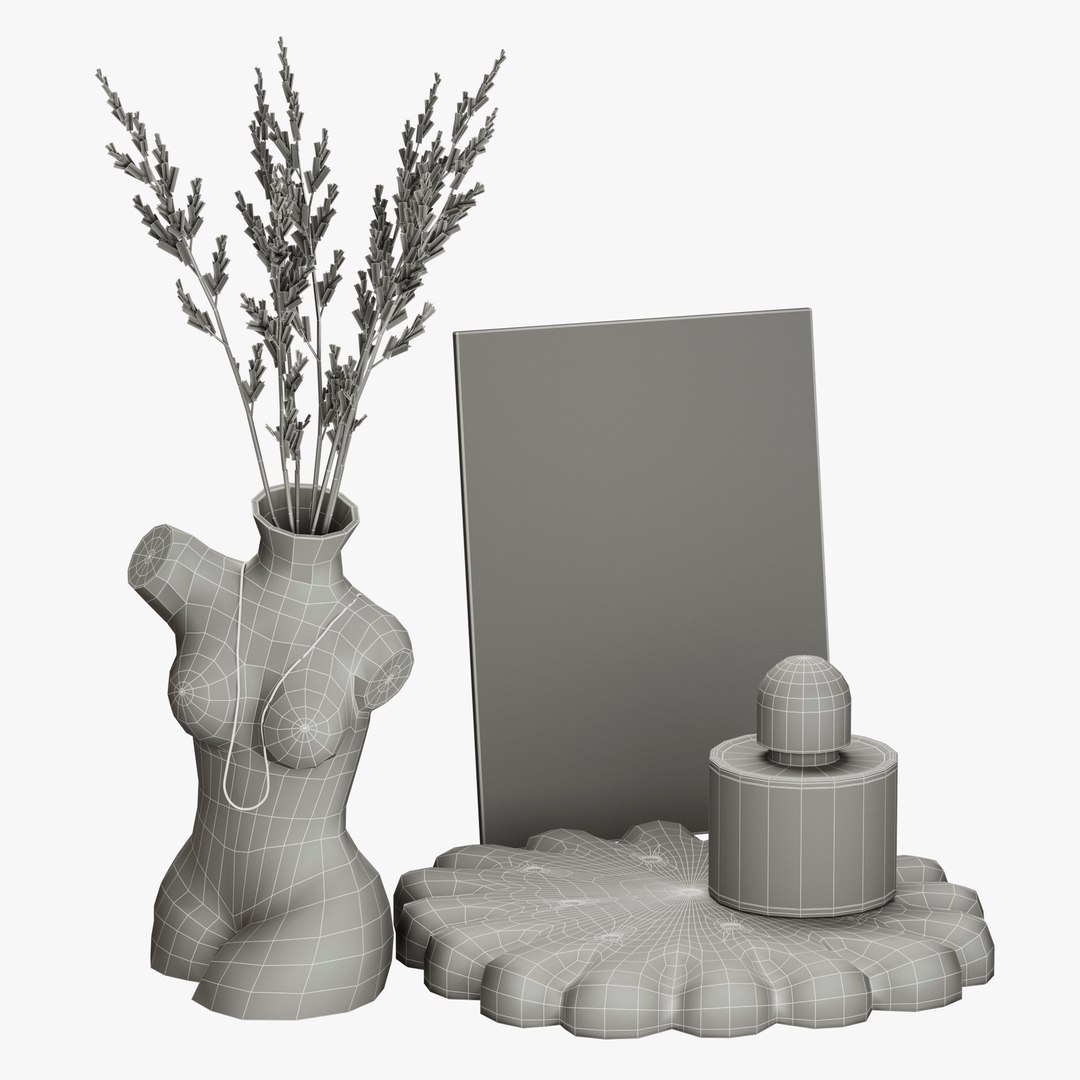 3D Decorative Set Chanel Model - TurboSquid 2084400