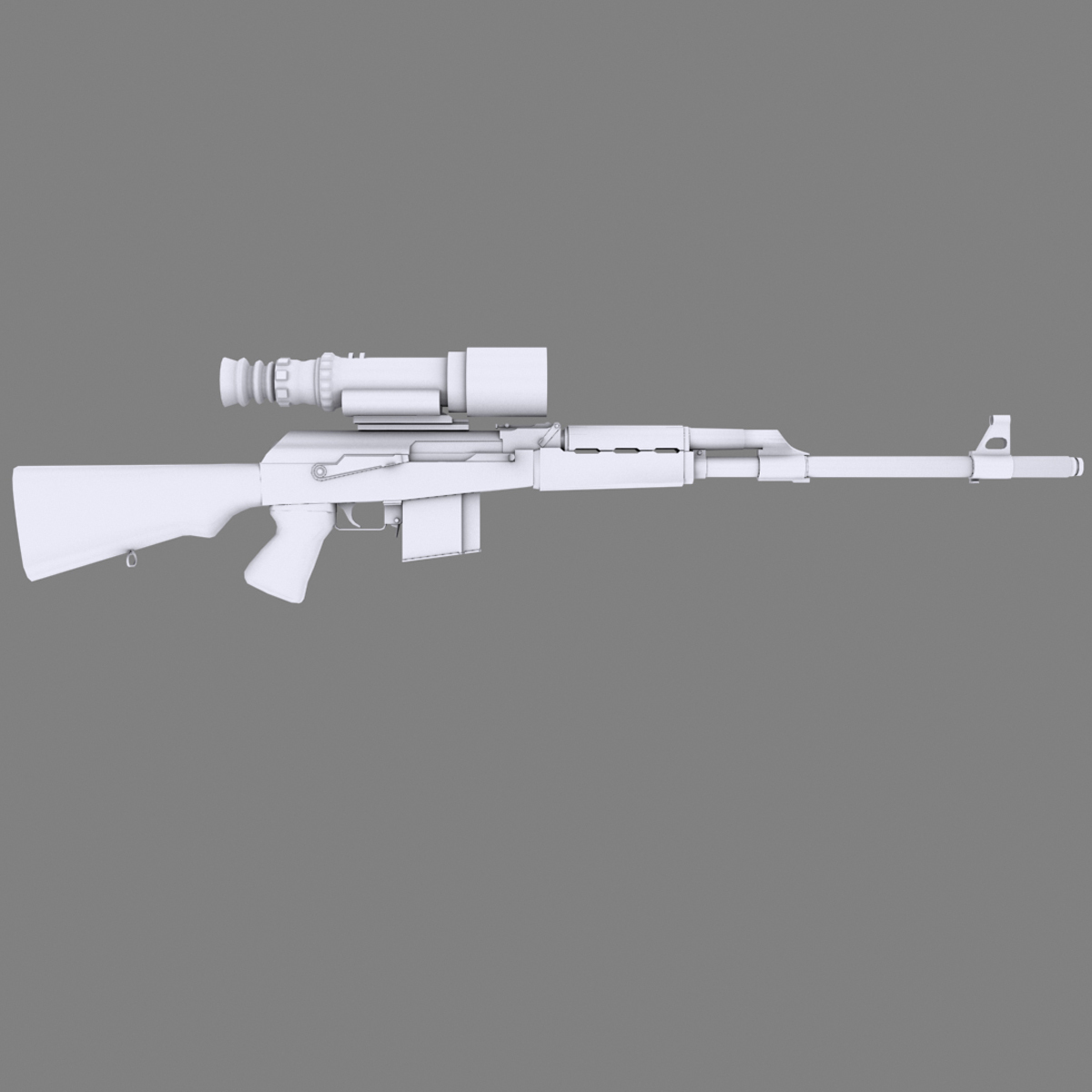 zastava m76 3d model