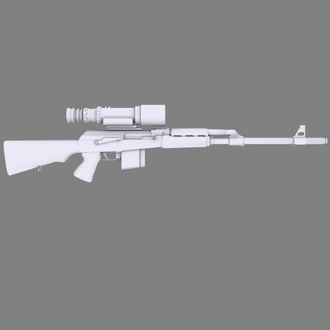 Zastava M76 3d Model