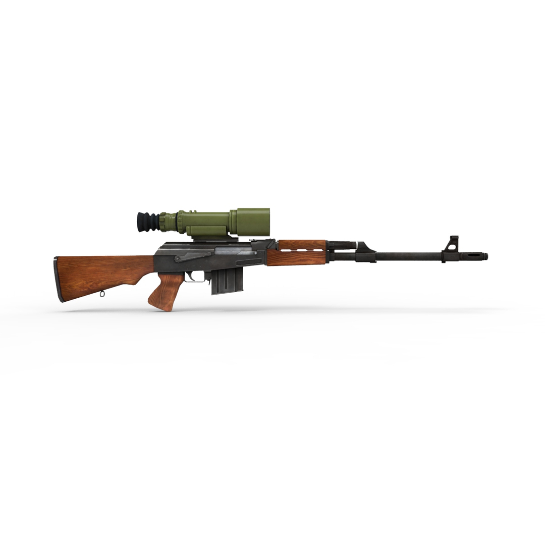 Zastava M76 3d Model