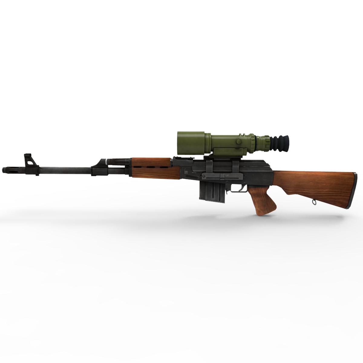 zastava m76 3d model