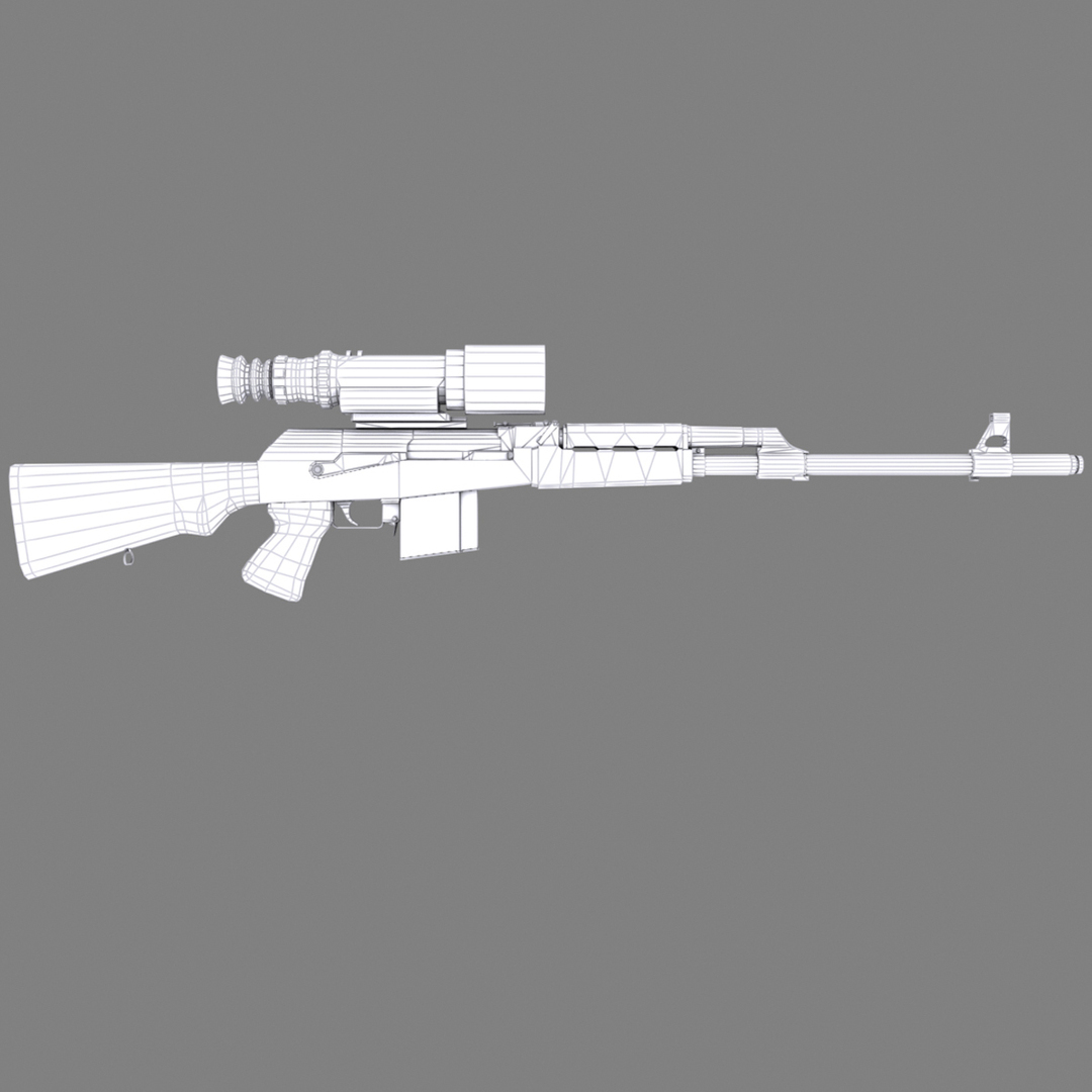 zastava m76 3d model