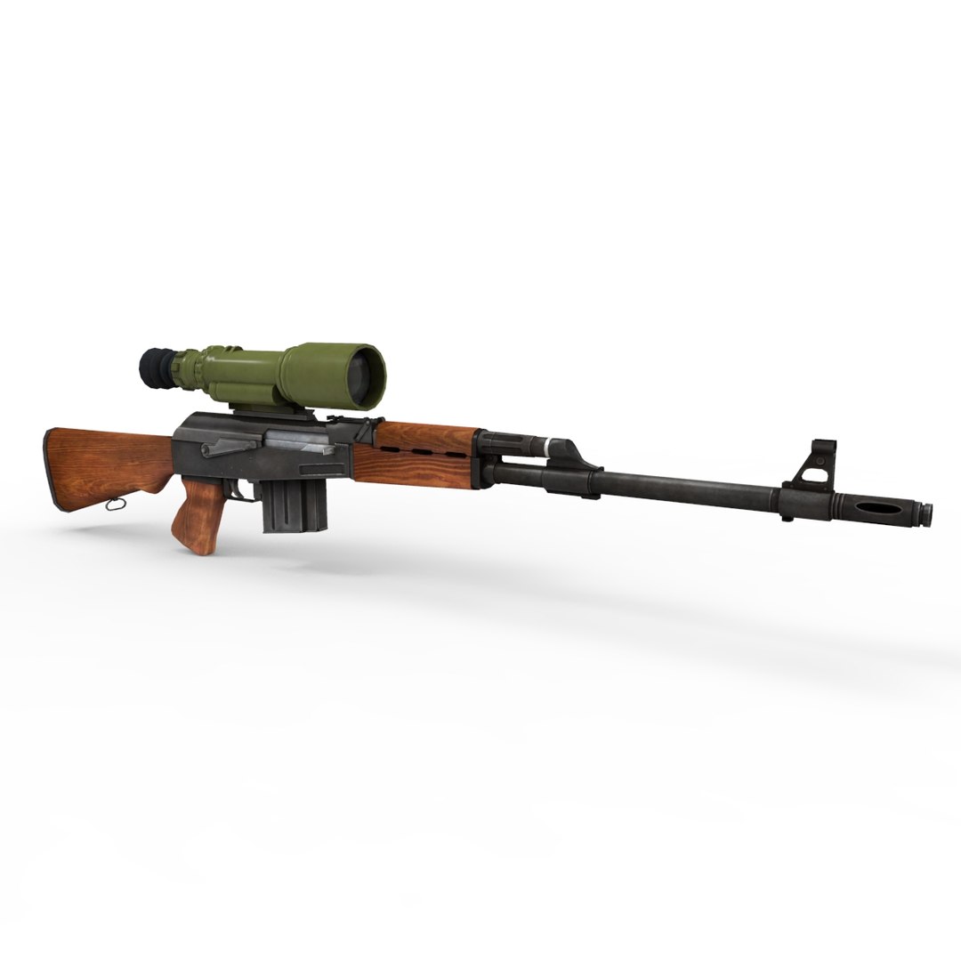 Zastava M76 3d Model