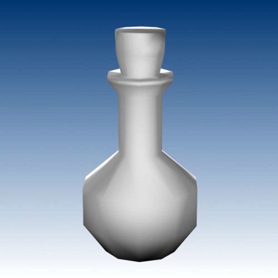 Free Potion Bottle 3d Model