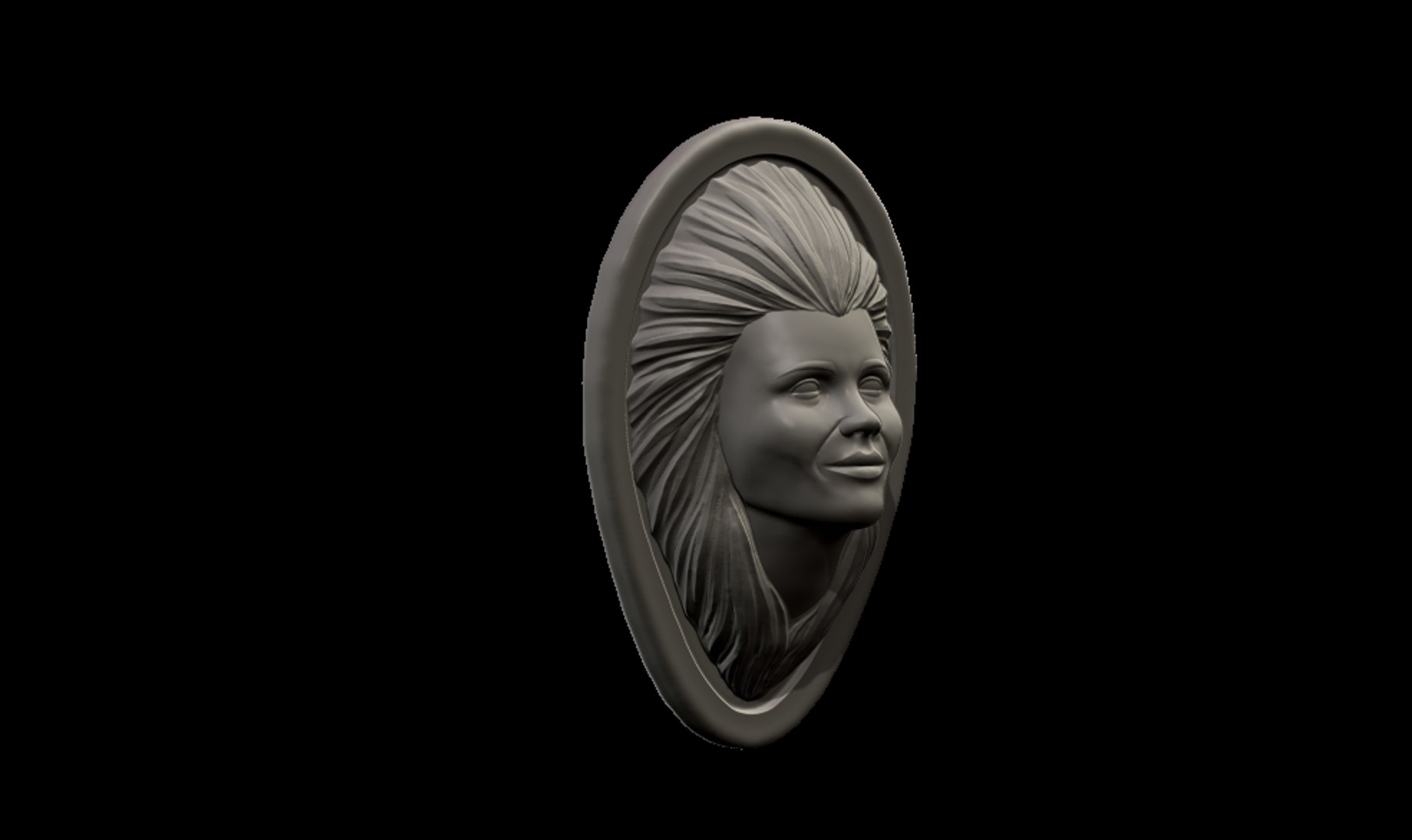 Woman Face Print Anatomy Modelling 3D Model - TurboSquid 1504909