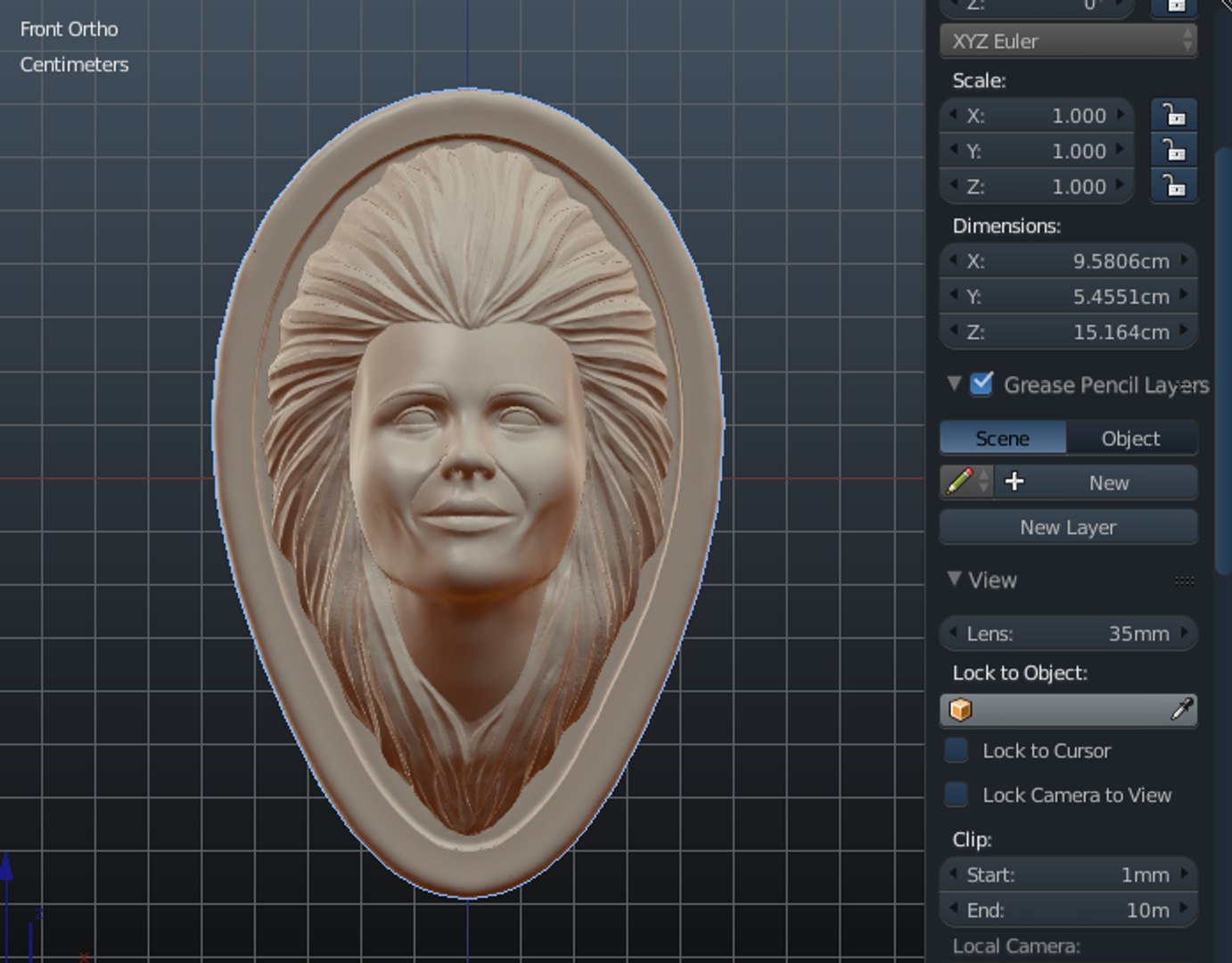 Woman Face Print Anatomy Modelling 3D Model - TurboSquid 1504909