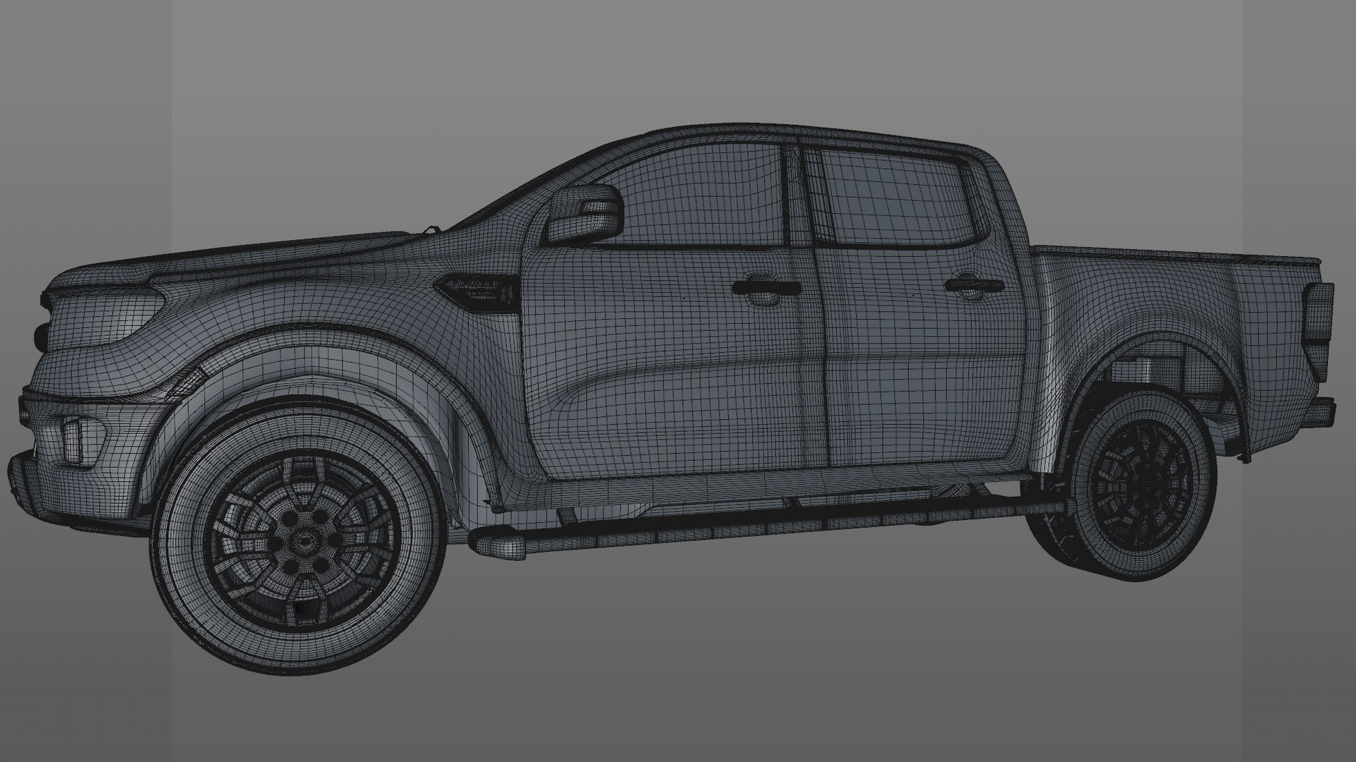 Ranger 2019 Grey L123 3D - TurboSquid 1408962