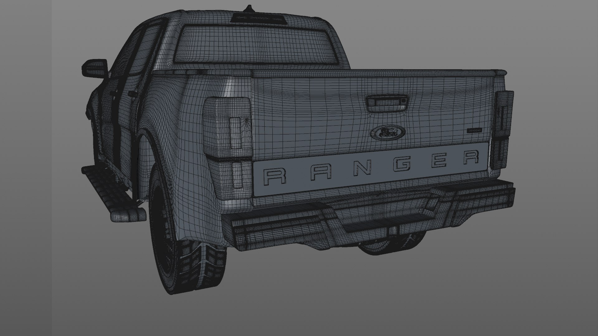 Ranger 2019 Grey L123 3D - TurboSquid 1408962