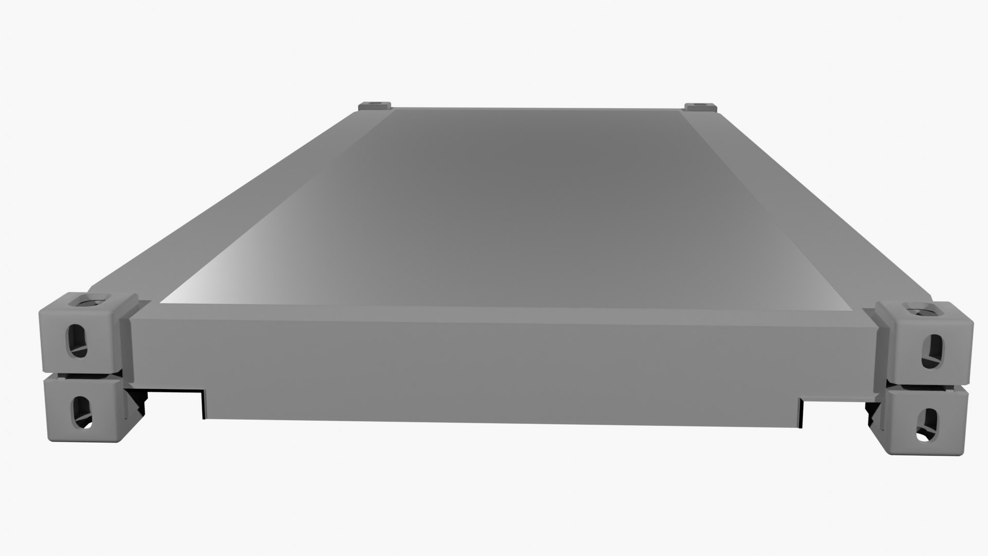 Container 20ft Platform 3D Model - TurboSquid 2009943