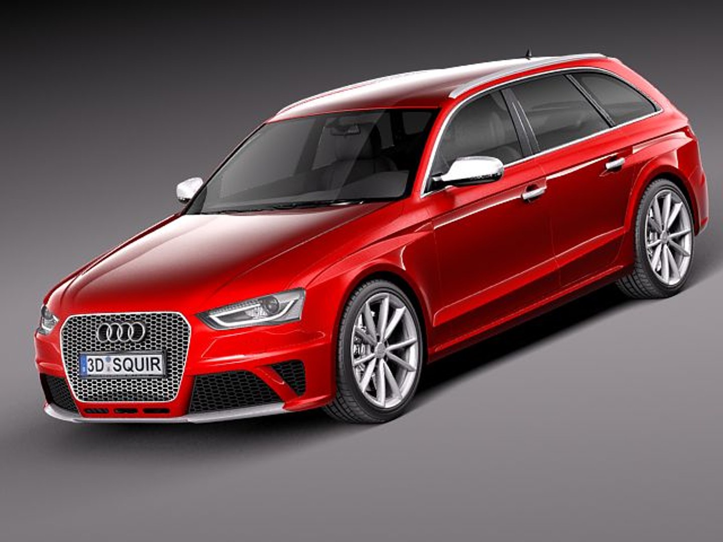 3d audi rs4 s4 avant model