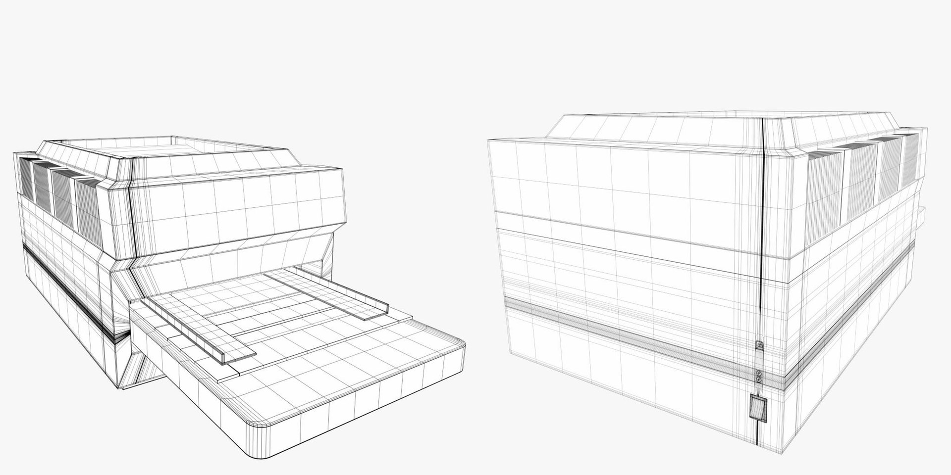 Computer Printer 2 3d Model