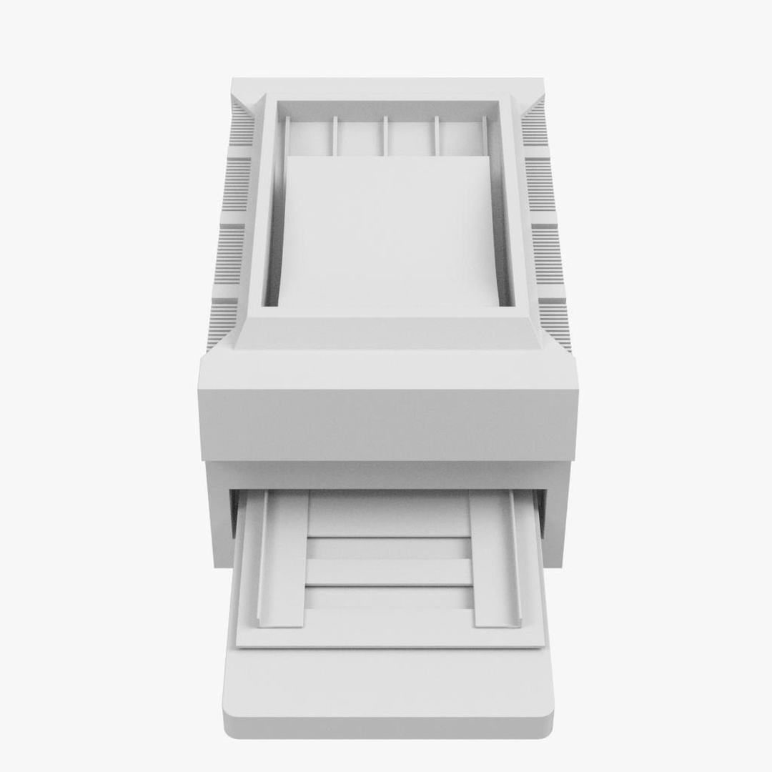 Computer Printer 2 3d Model
