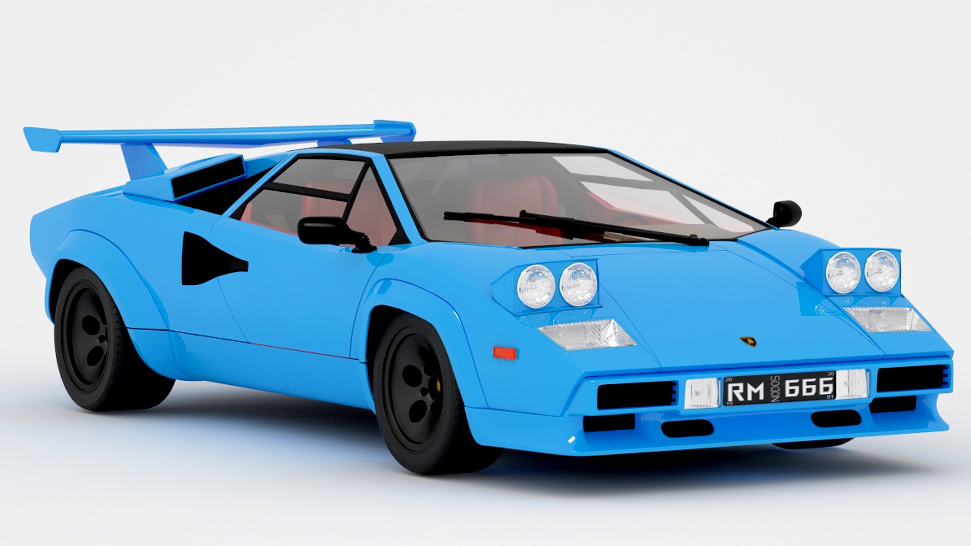 3D Lamborghini Countach 1985 - TurboSquid 2023143
