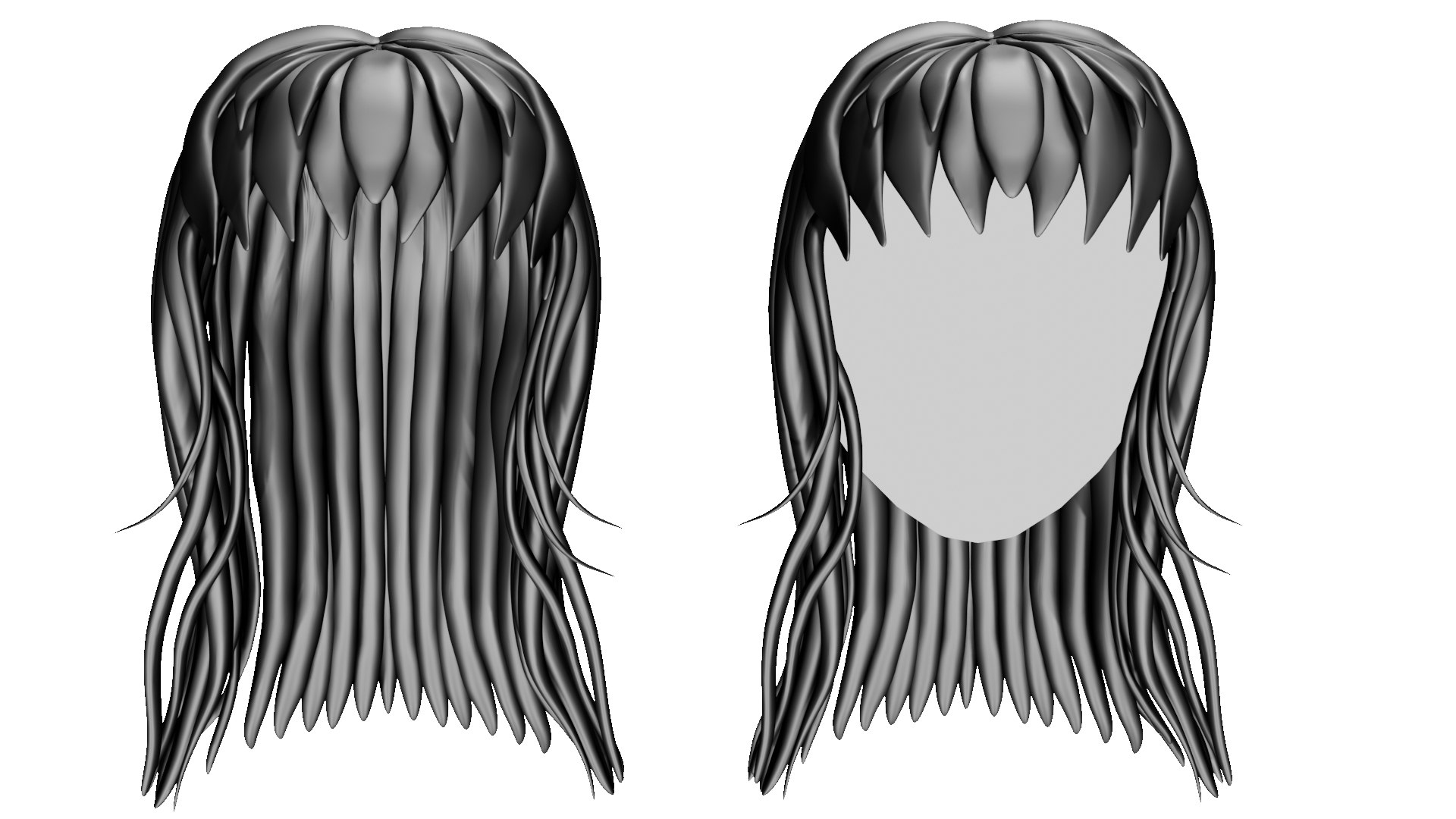3D Hairs Model - TurboSquid 1814585