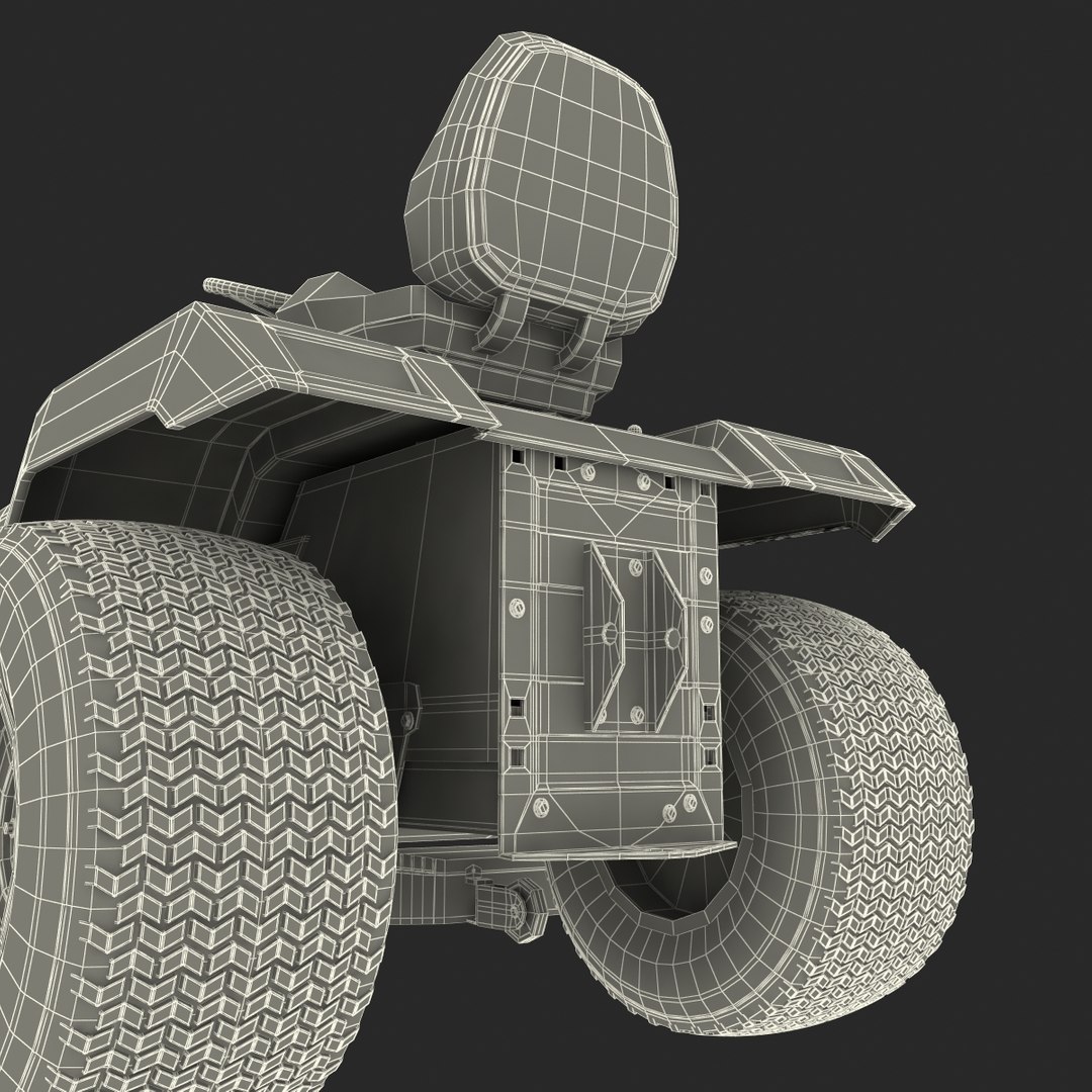 3d model of lawn tractor snapper modeled