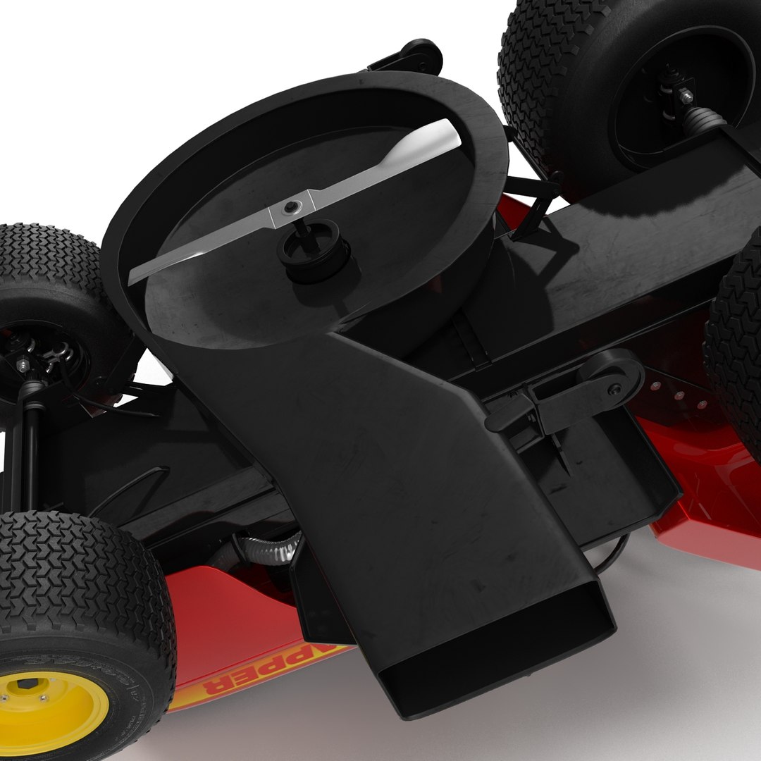 3d model of lawn tractor snapper modeled