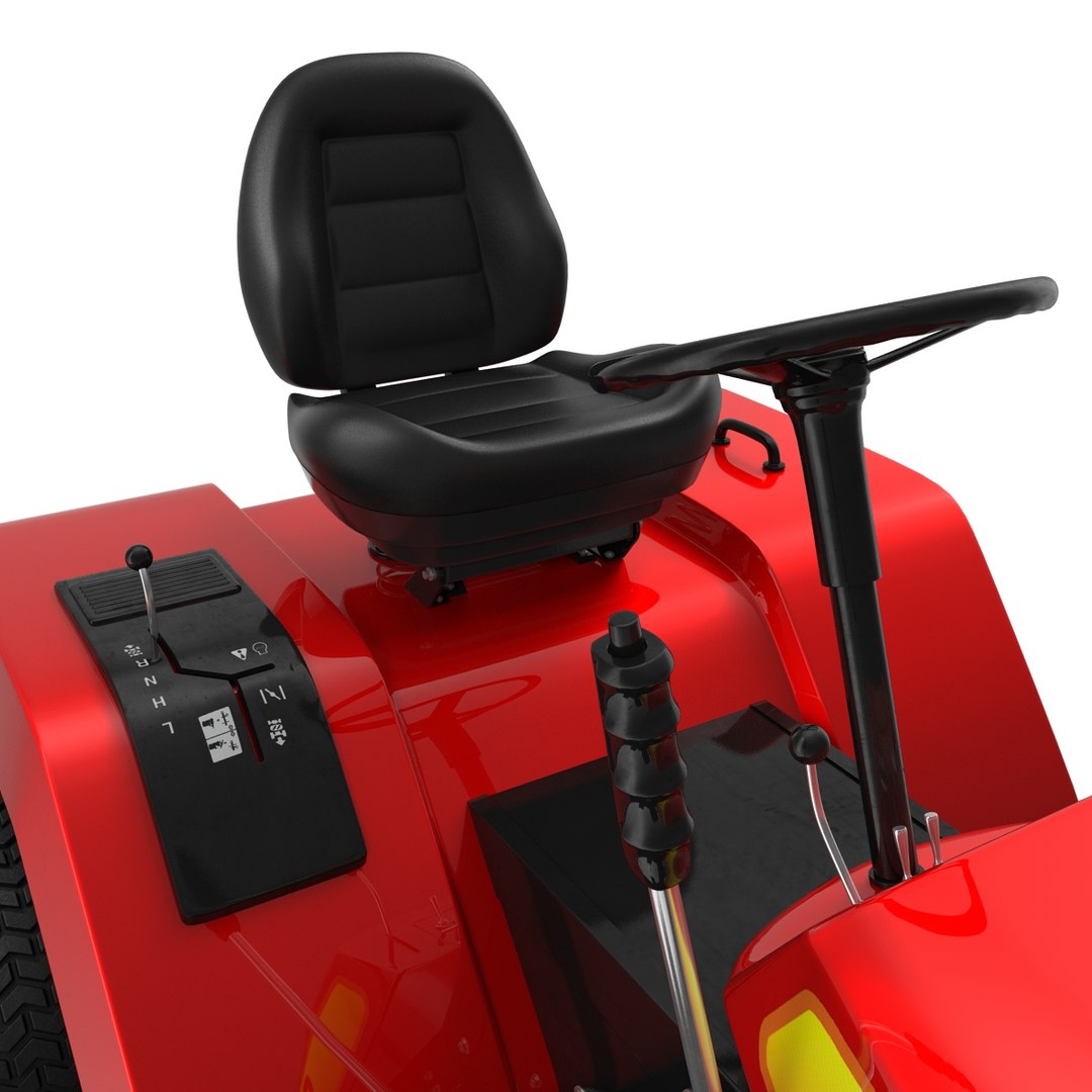 3d model of lawn tractor snapper modeled