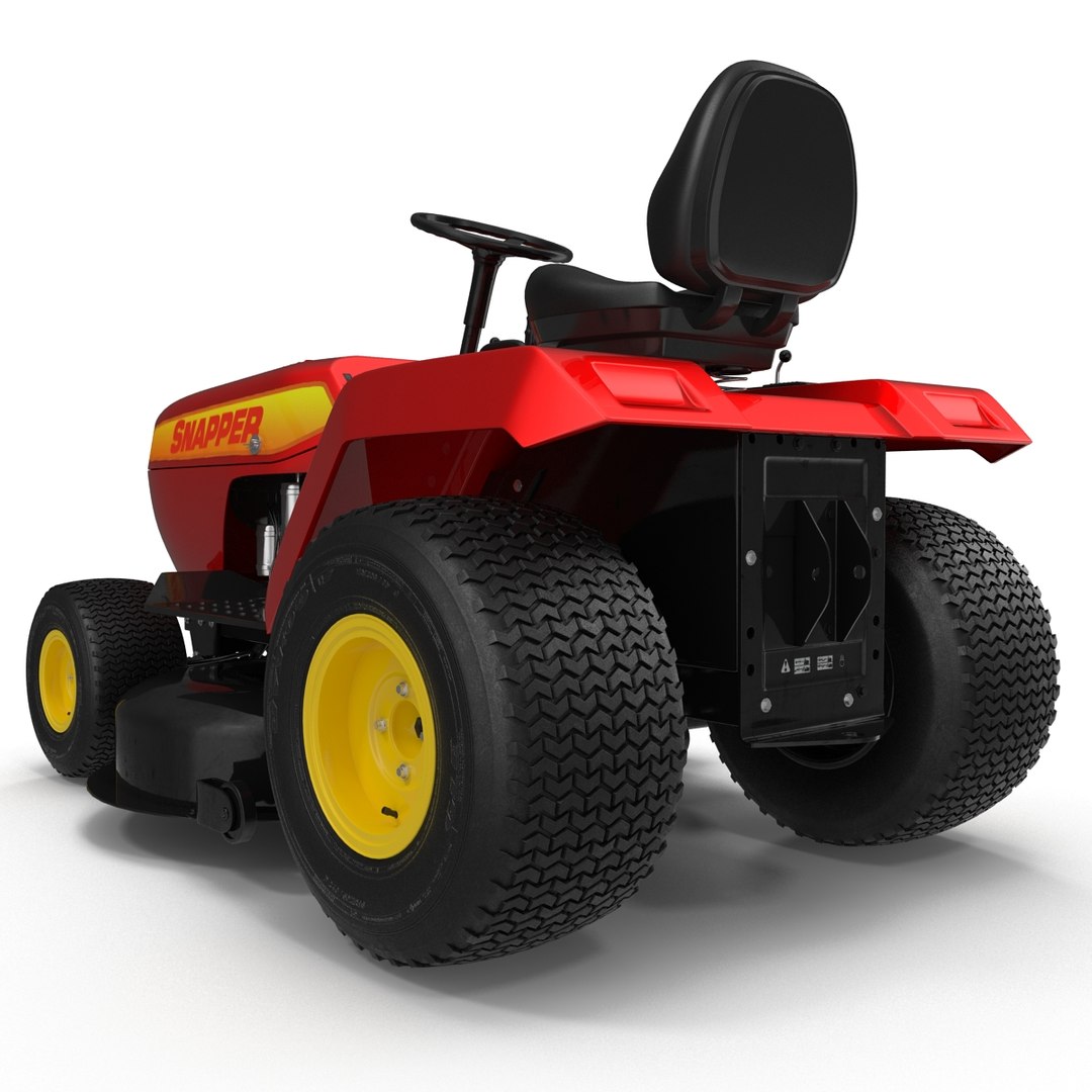 3d model of lawn tractor snapper modeled