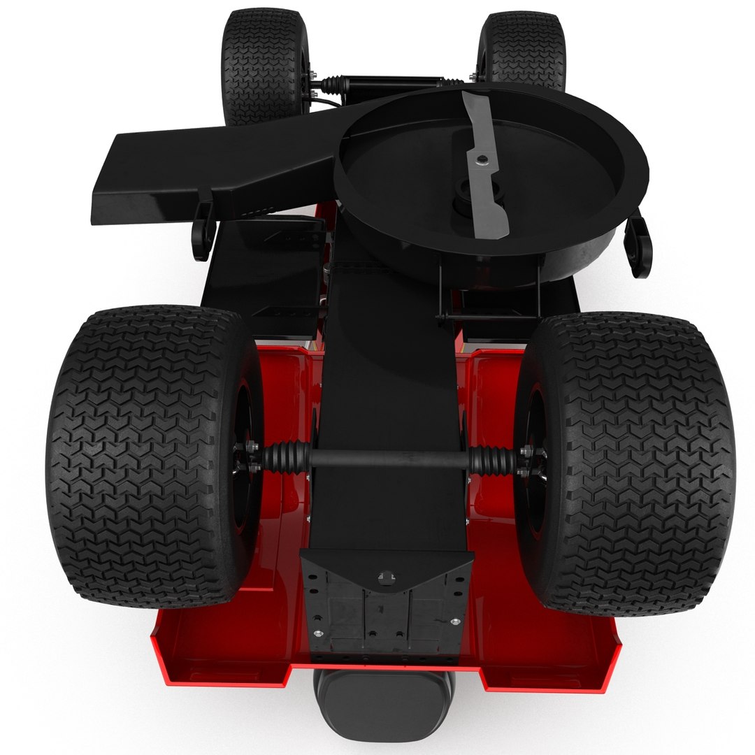 3d model of lawn tractor snapper modeled