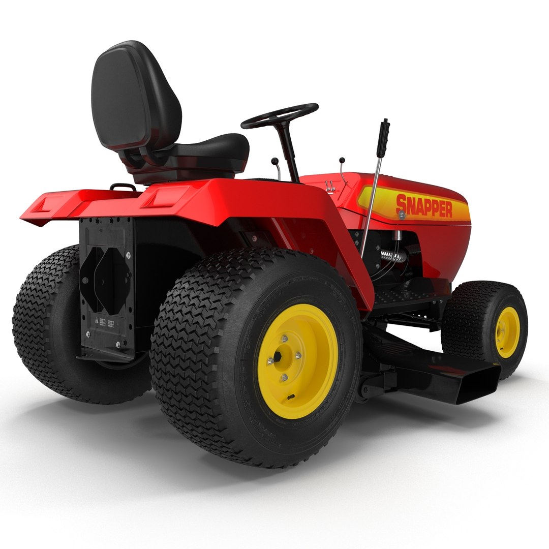3d model of lawn tractor snapper modeled