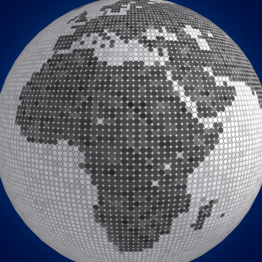 3d model earth dots news