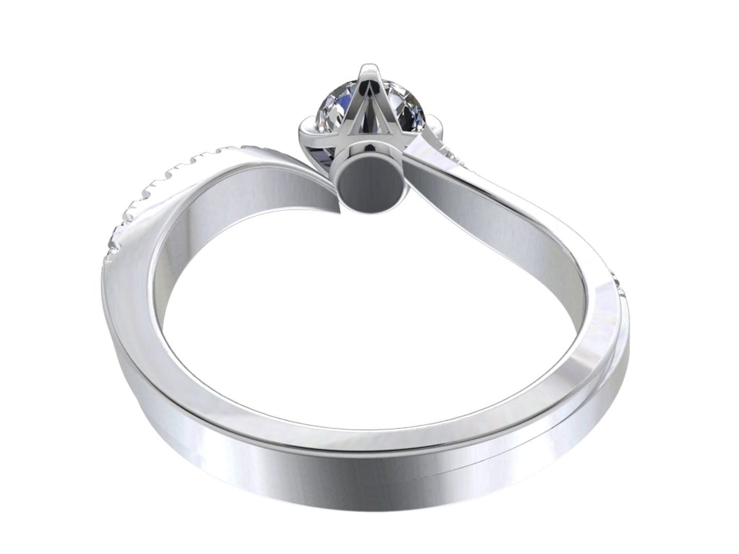 Engagement Ring Cad Stl File 3D Model - TurboSquid 1619044