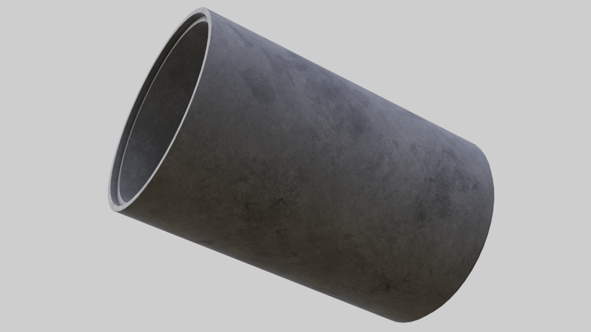 Concrete Pipe 1a 3D Model - TurboSquid 1234692